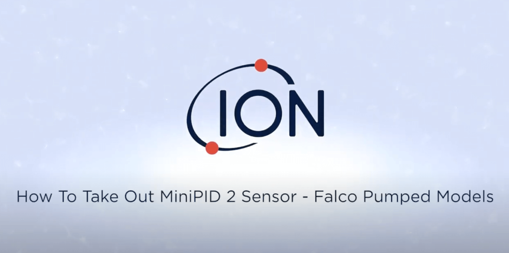 How to take out the MiniPID 2 Sensor - Falco Pumped Models - Ion Science UK